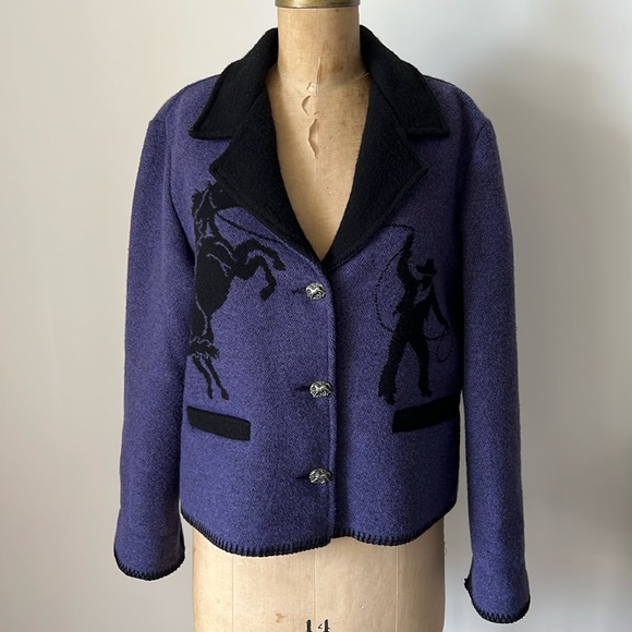 Vintage | Jackets & Coats | Vintage Cowboy Cowgirl Western Jacket ...